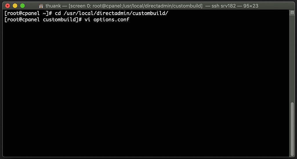 [DirectAdmin] Dùng Custombuild để thay đổi webserver từ Apache sang Nginx | ThuanNguyen.NET - Kỷ ...